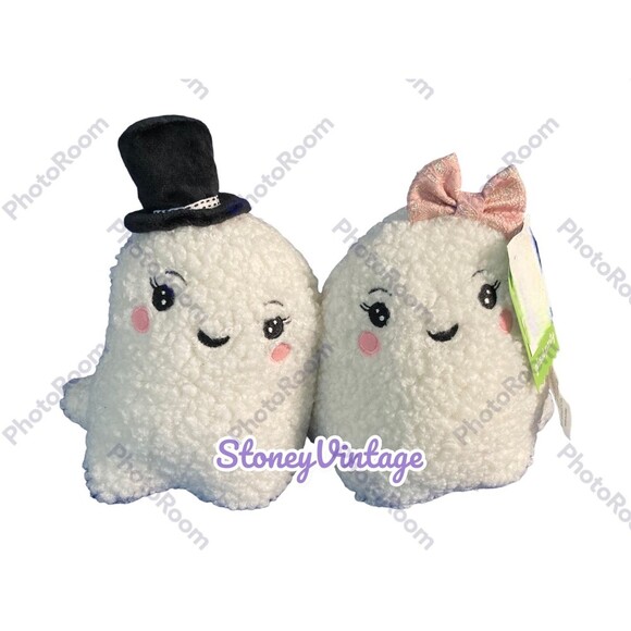 Holiday | Halloween Cute Girl Boy Couple Ghost Weighted Plush Tiktok ...